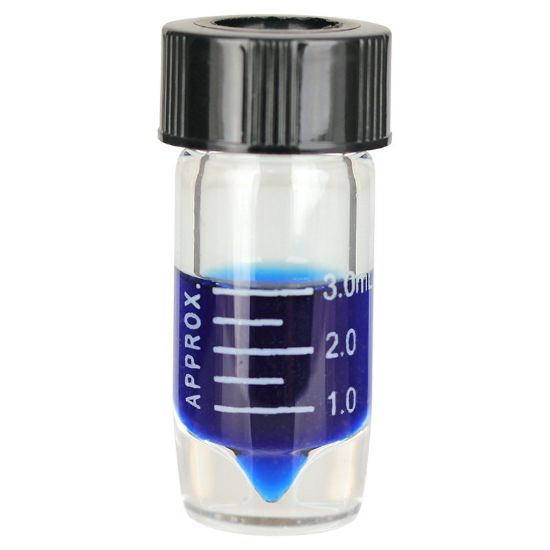 HIGH RECOVERY VIALS, CLEAR, GRADUATED- Chemglass Life Sciences